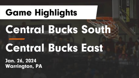Central Bucks West vs Central Bucks South | Basketball | 1/30