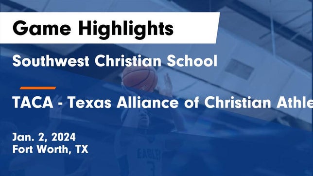 Basketball Game Preview: Texas Alliance of Christian Athletes Storm vs ...