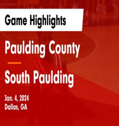 Paulding County vs Alexander | Basketball | 1/19