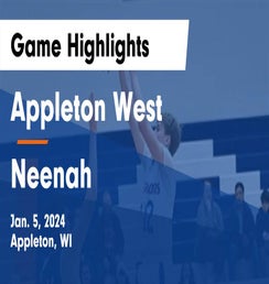 Appleton North vs Appleton West | Basketball | 1/23