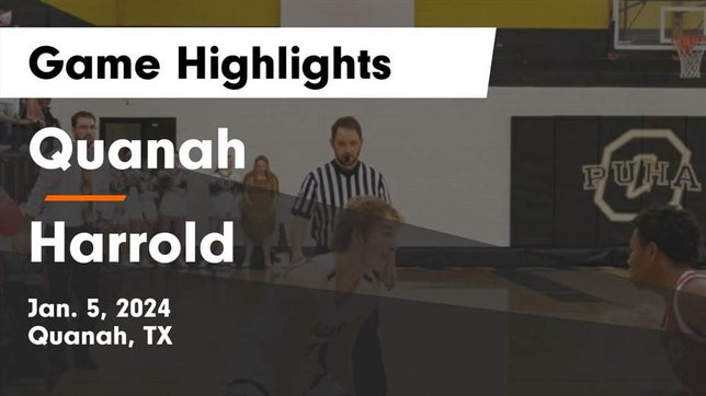 Basketball Game Preview: Quanah Indians vs. Wheeler Mustangs