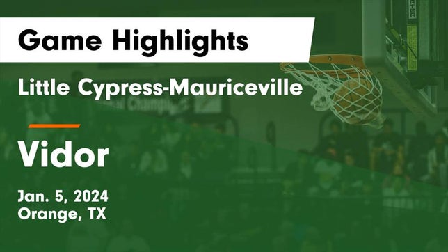 Basketball Game Preview: Little Cypress-Mauriceville Bears vs. Jasper ...
