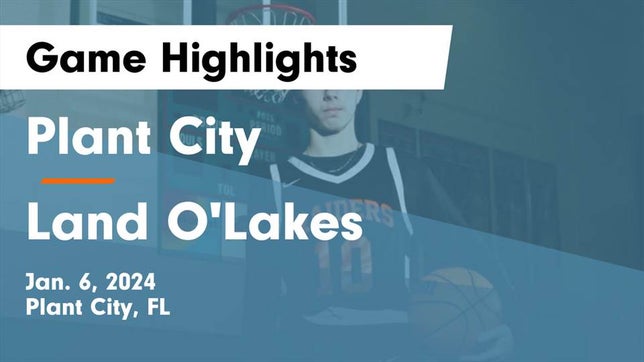 Gavin Tinsley leads Plant City to victory over Land O' Lakes