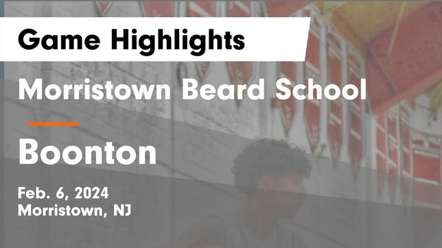 Basketball Game Preview: Boonton Bombers vs. Morristown-Beard Crimson