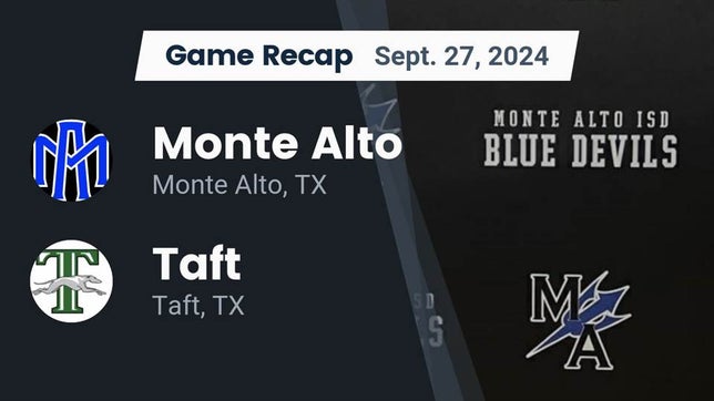 Football Game Preview: Monte Alto Blue Devil vs. Hebbronville Longhorns