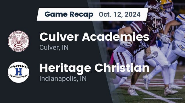 Football Game Preview: Culver Academies Eagles vs. Glenn Falcons