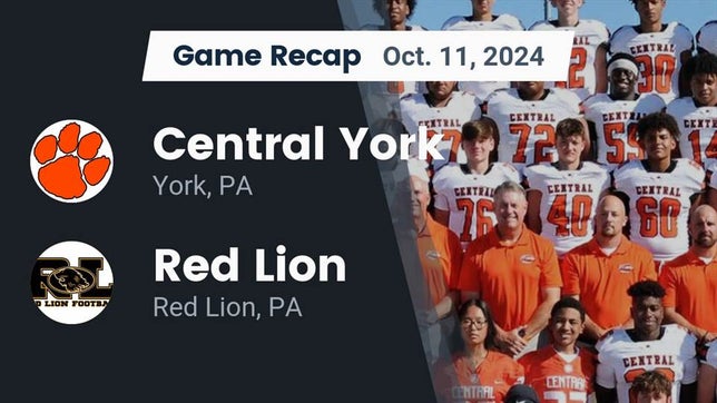 Football Game Preview: Central York Panthers vs. William Penn Bearcats