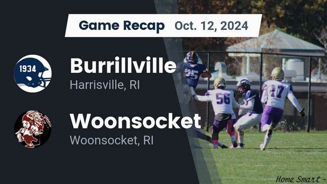 Football Recap: Burrillville Wins High-Profile Matchup Against Woonsocket