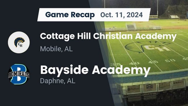 Football Game Preview: Cottage Hill Christian Academy Warriors vs ...