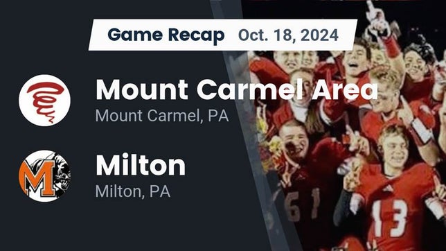 Football Game Preview: Mount Carmel RED TORNADOES vs. Milton Black Panthers