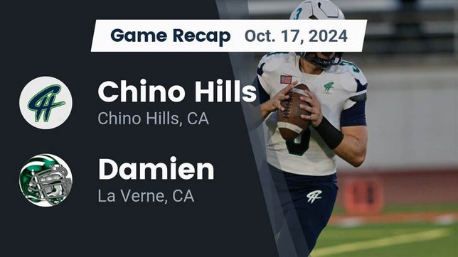Football Recap: Chino Hills Comes Up Short Despite Alex Medyn's Strong ...