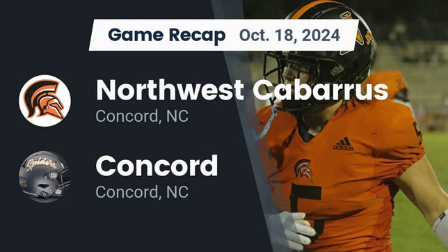 Football Game Preview: Concord Spiders vs. Cox Mill Chargers