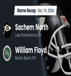 Connetquot vs Sachem North | Football | 11/8
