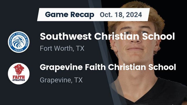 Football Game Preview: Grapevine Faith Christian Lions vs. Trinity ...