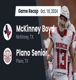 McKinney Boyd vs McKinney | Football | 10/25