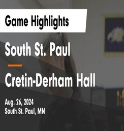 Cretin-Derham Hall vs South St. Paul | Volleyball | 10/25
