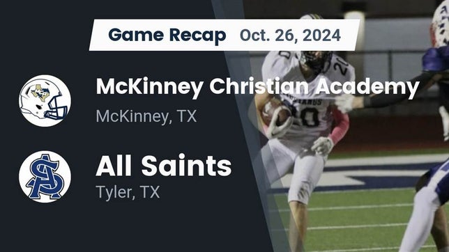 Football Game Preview: McKinney Christian Academy Mustangs vs. Bishop ...