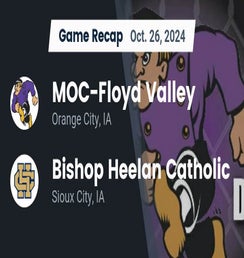 MOC-Floyd Valley vs Sergeant Bluff-Luton | Football | 11/1