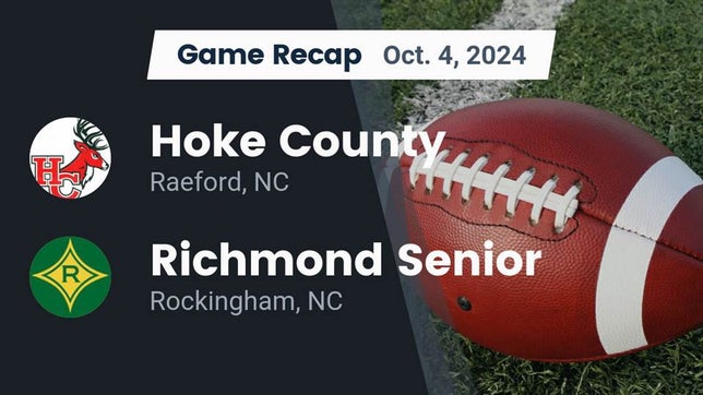 Football Game Preview: Hoke County Bucks vs. Southern Lee Cavaliers