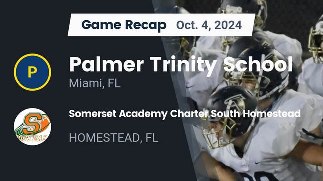 Football Game Preview: Palmer Trinity Falcons vs. Everglades Prep ...