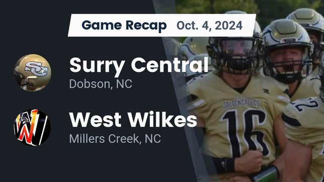 Football Recap: West Wilkes Sets Scoring Season-High Against Surry Central