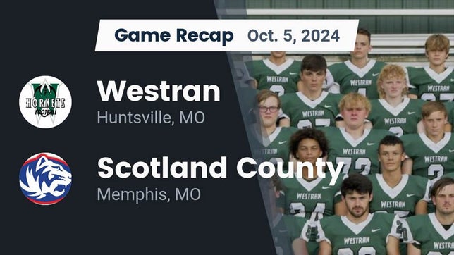 Football Game Preview: Westran Hornets vs. Crest Ridge/Chilhowee