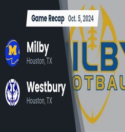 North Forest vs Milby | Football | 8/30