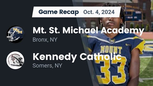 Football Recap: Mt. St. Michael Academy Skates Past Kennedy Catholic ...