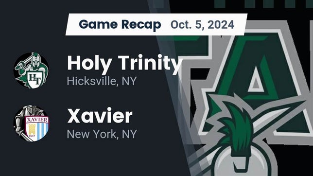 Football Recap: Xavier Piles Up the Points Against Holy Trinity