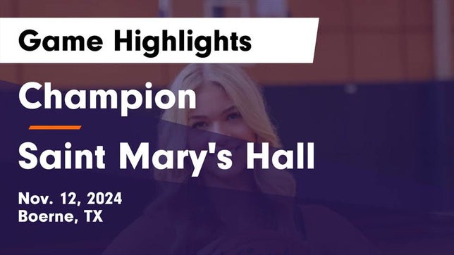 Basketball Game Preview: Saint Mary's Hall Barons vs. Shiner Comanches