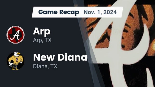 Football Game Preview: New Diana Eagles vs. Elkhart Elks