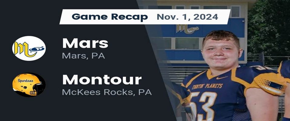 Mars vs Montour | Football | 11/1