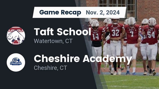 Football Game Preview: Taft School Big Red vs. Hotchkiss School Bearcats
