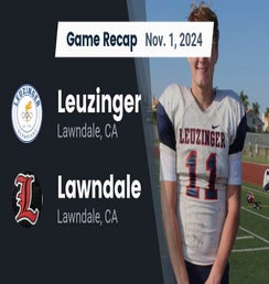 Leuzinger vs Los Alamitos | Football | 11/8