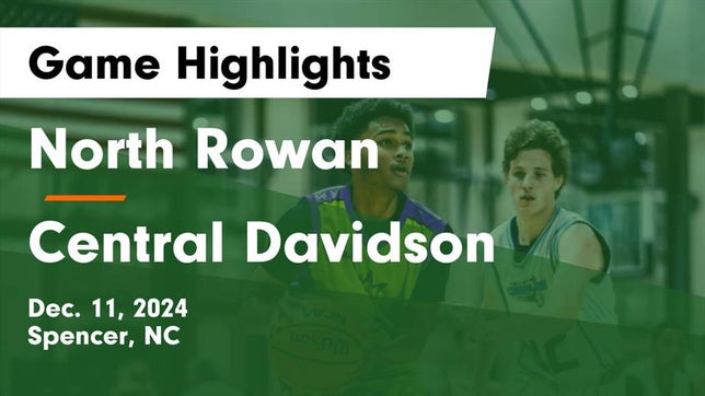 Basketball Game Preview: North Rowan Cavaliers vs. East Davidson Golden ...