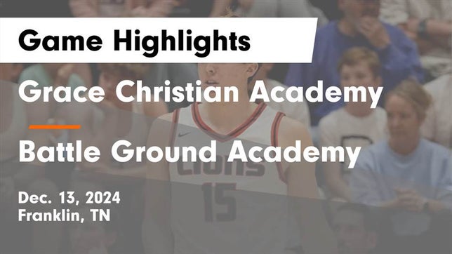 Basketball Recap: Grace Christian Academy Piles Up the Points Against ...
