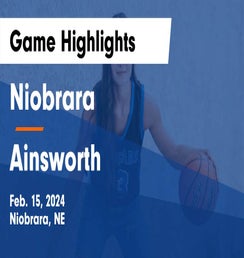 Niobrara/Verdigre vs Yutan | Girls Basketball | 2/28