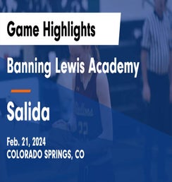 Banning Lewis Academy vs Cedaredge | Girls Basketball | 3/1