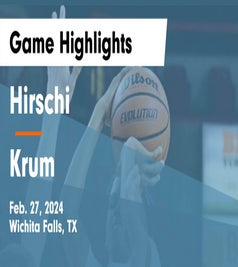 Hirschi vs Krum | Basketball | 2/27