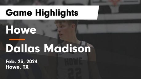 Howe vs Madison | Basketball | 2/23