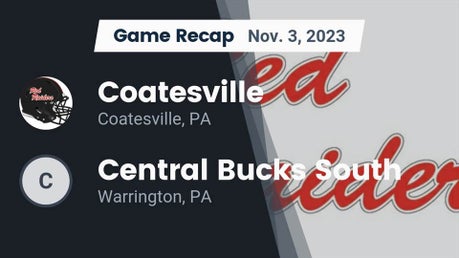 Bayard Rustin vs Coatesville | Football | 9/29/2023