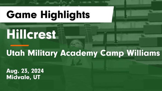 Volleyball Game Preview: Utah Military Academy - Camp Williams Hits the ...