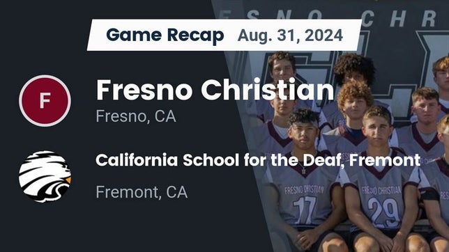 Football Recap: California School for the Deaf Falls Short of Stuart ...