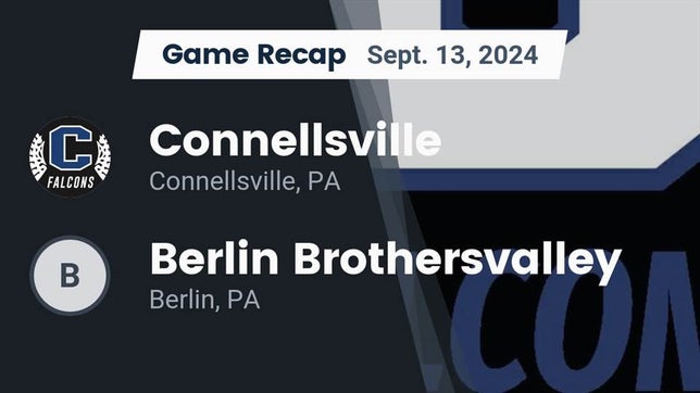 Football Game Preview: Connellsville Falcons vs. Butler Golden Tornado