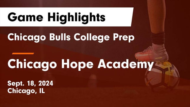Soccer Recap: Chicago Hope Academy Comes Up Short