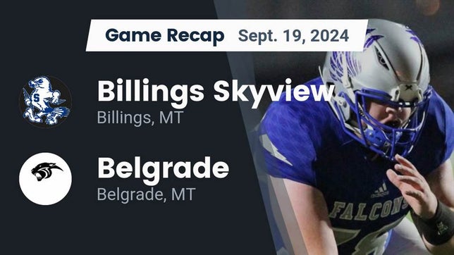 Football Game Preview: Skyview Falcons vs. Billings West Golden Bears
