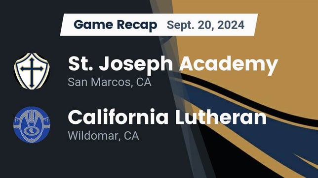 Football Game Preview: St. Joseph Academy Crusaders vs. Julian Eagles