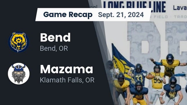 Football Game Preview: Bend Lava Bears vs. Caldera