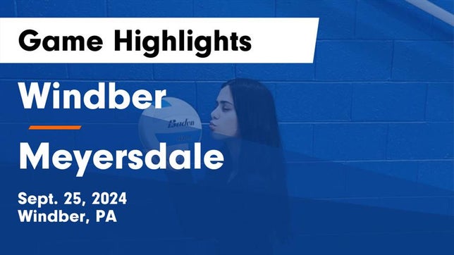 Volleyball Recap: Meyersdale Victorious