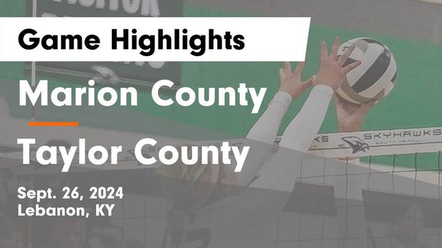 Volleyball Game Preview: Marion County Knights vs. Green County Dragons